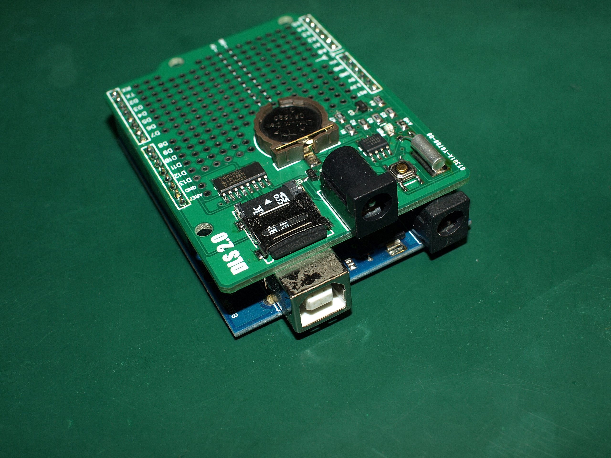 Extreme Low Power Data Logging Shield For Arduino From Dead Bug